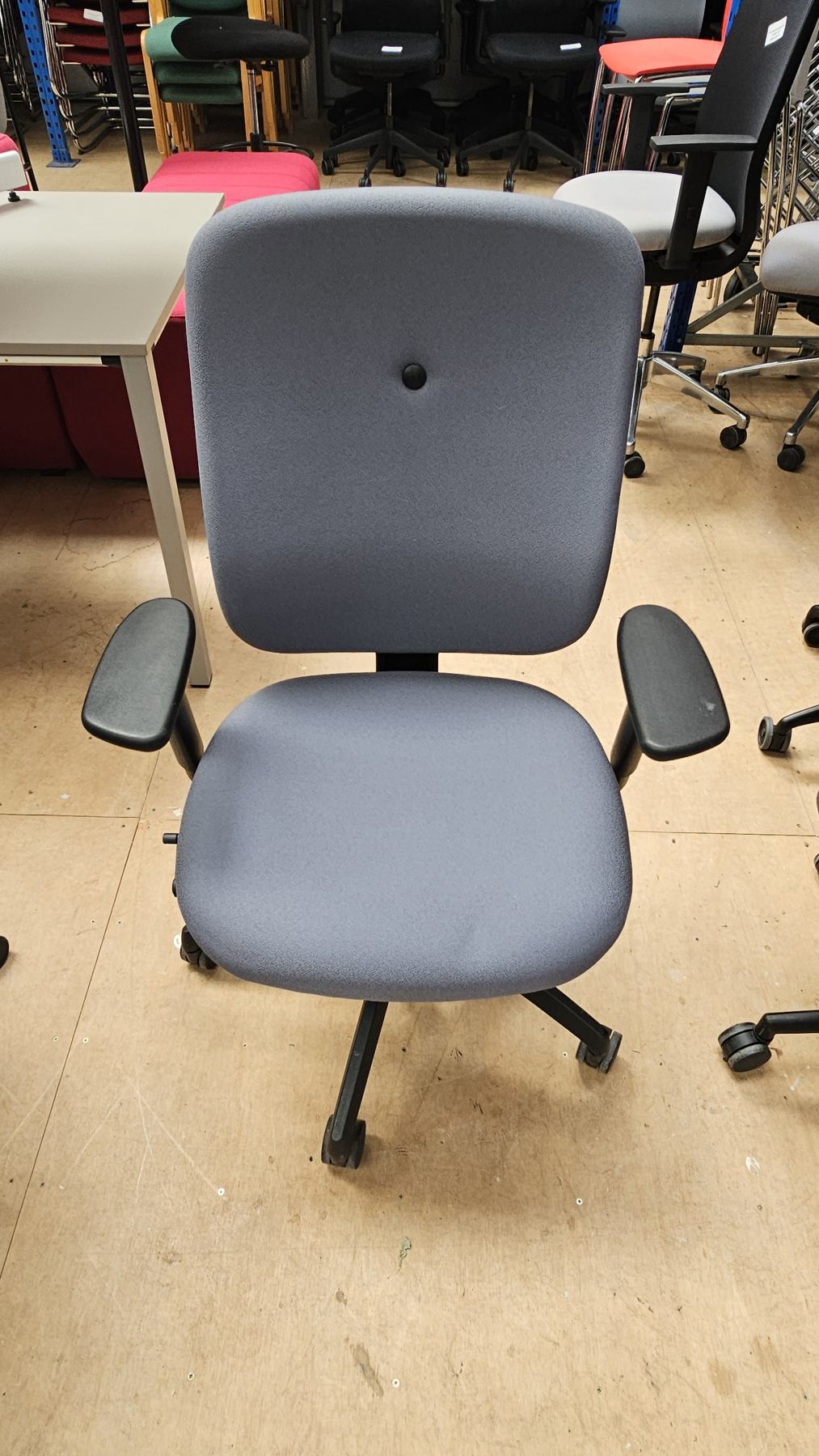 Senator MY chair blue/grey - Cornwall Office Furniture